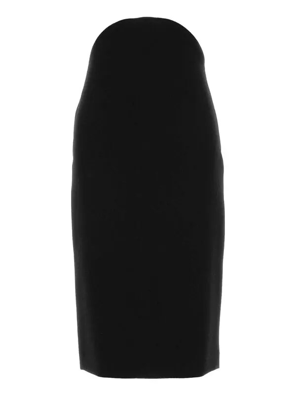 JIL SANDER Wool-blend Skirt 153 - Black