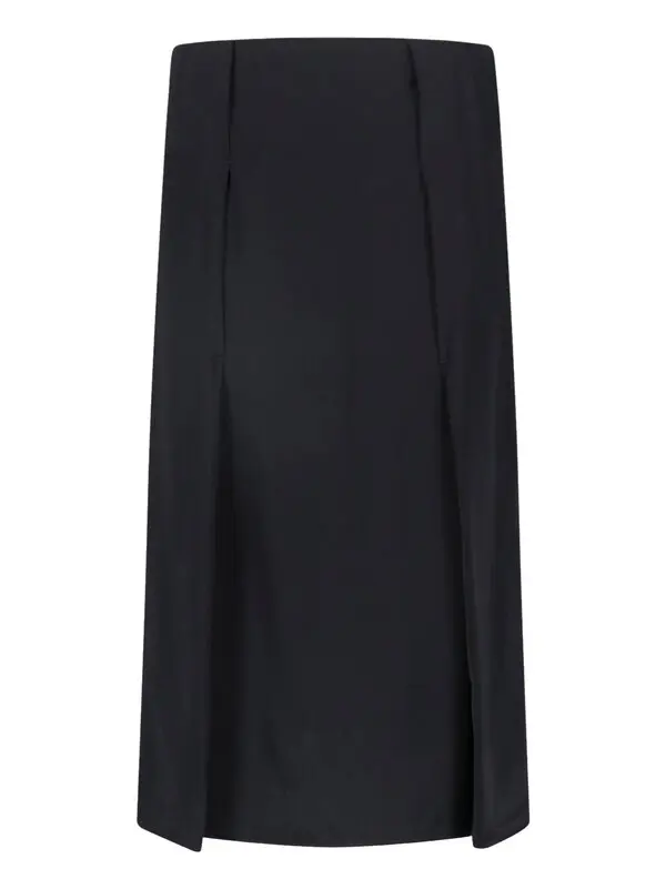 JIL SANDER Panel Midi Skirt - Black