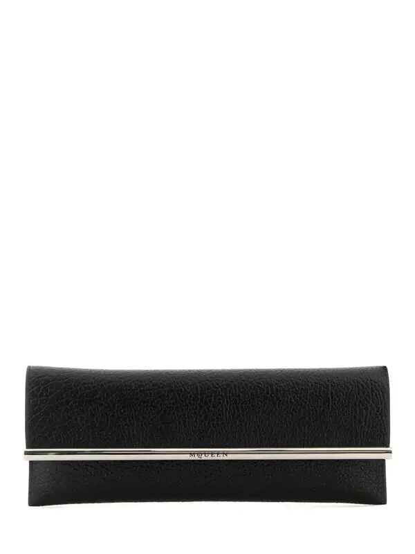 Alexander McQueen Leather Clutch - Black