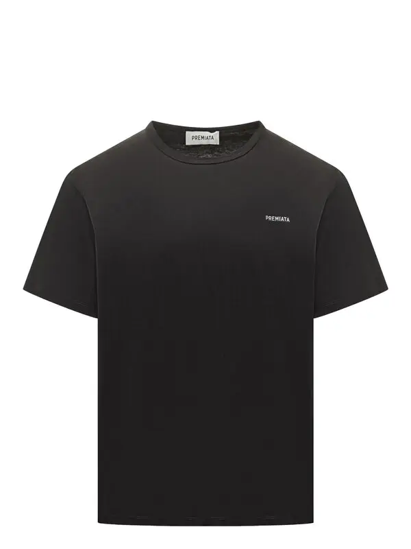Premiata Cotton Graphic T-shirt - Black