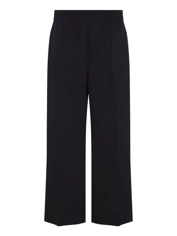 Jacquemus Miami Linen-blend Regular Straight-leg Pants - Black