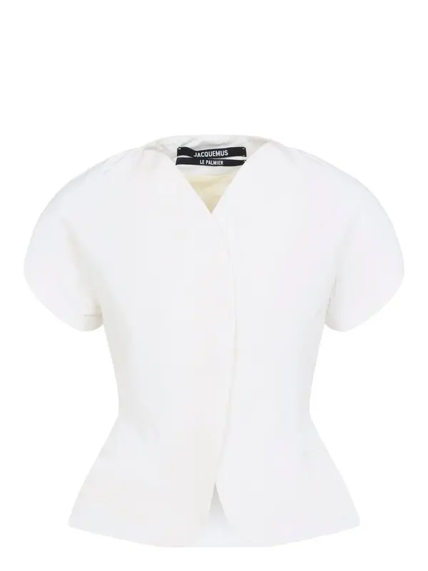 Jacquemus Ovalo Jacket - White