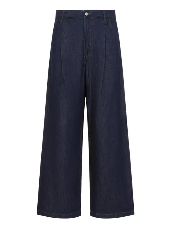 Dries Van Noten Penning Cotton Jeans - Blue