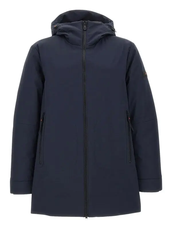 Peuterey Stretch Polyester Coat - Navy