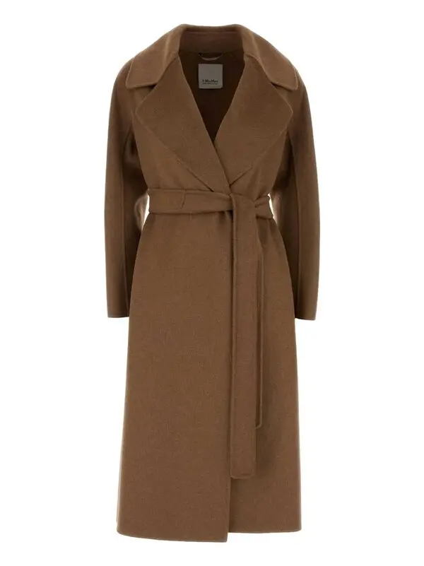 S MAXMARA Maris Wool Blend Jacket - Camel
