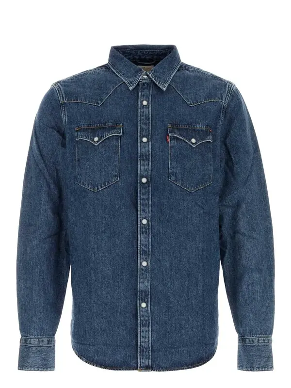 LEVI'S Denim Barstow Western Shirt - Blue