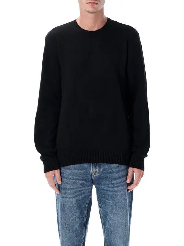 Colorful Standard Refined Recycled Merino Wool Classic Crewneck Sweater - Black