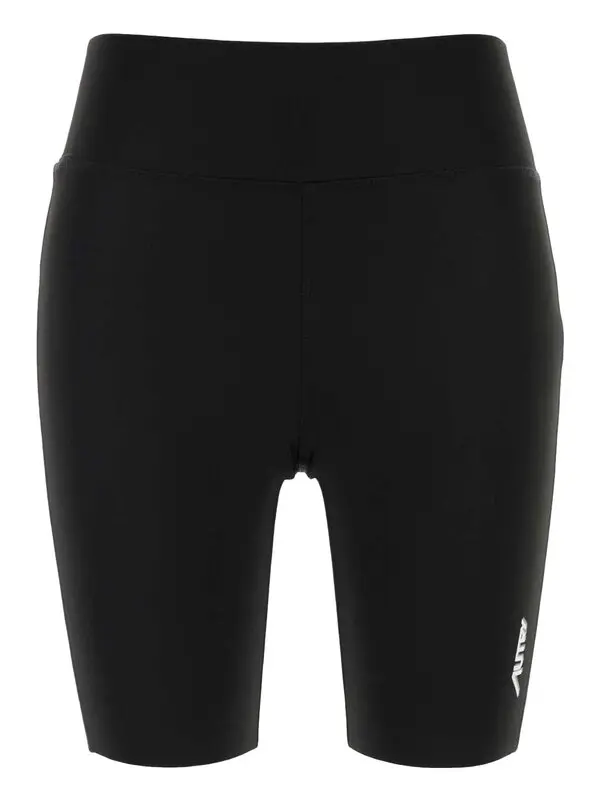 AUTRY Stretch Polyester Shorts - Black