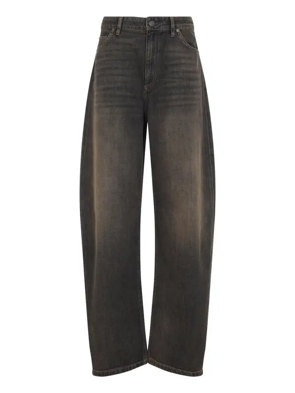 Ralph Lauren Cotton Wide-leg Trousers - Brown