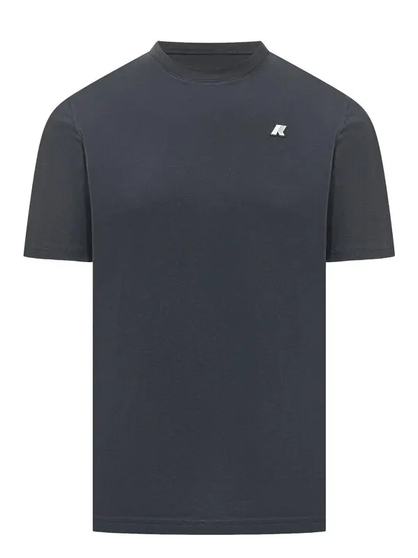 K-WAY Mini Logo T-shirt - Blue Depth
