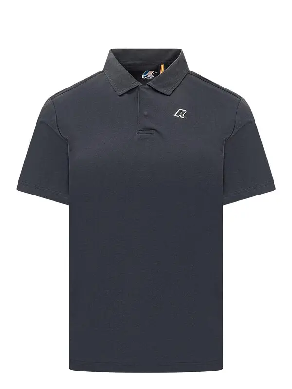 K-WAY Essential Sleeveless Polo - Blue Depth