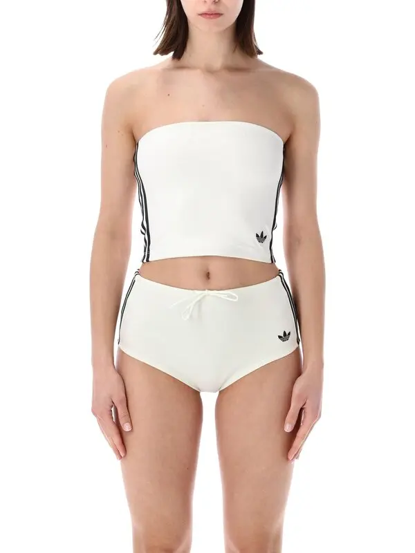 ADIDAS ORIGINALS 3-stripes Tube Top - White