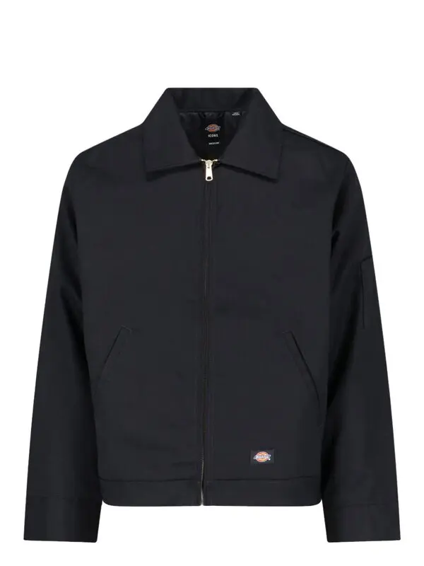 Dickies Durable Work Jacket In 65% Polyester, 35% Cotton - Black
