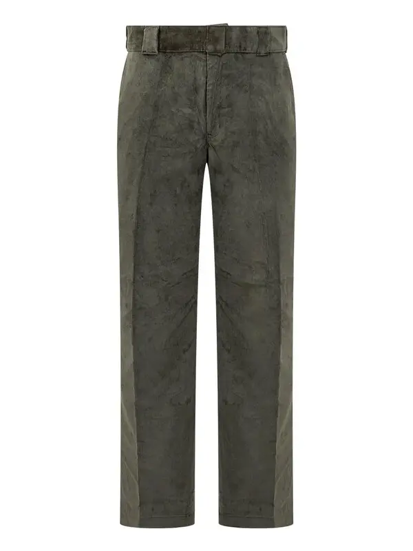 Dickies Classic Velvet Trousers - Olive Green