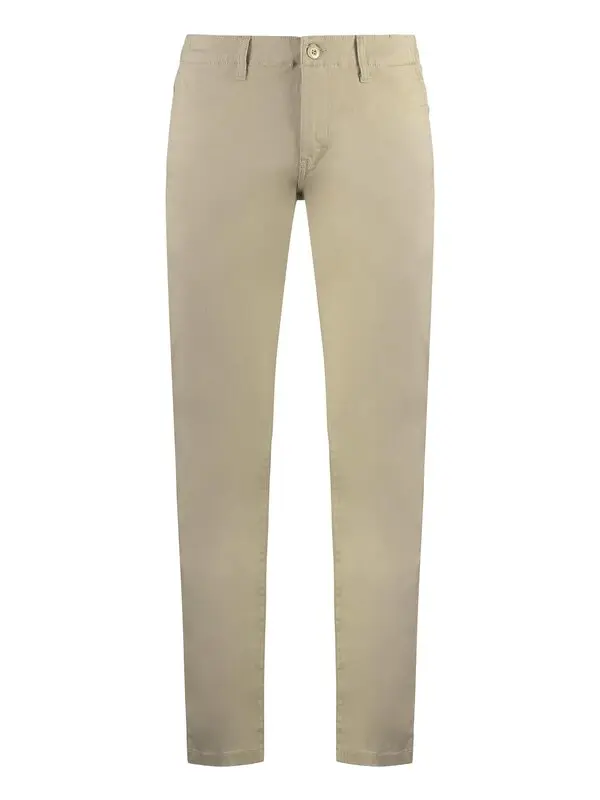 Dickies Kerman Cotton Trousers With Back Welt Pockets - Beige