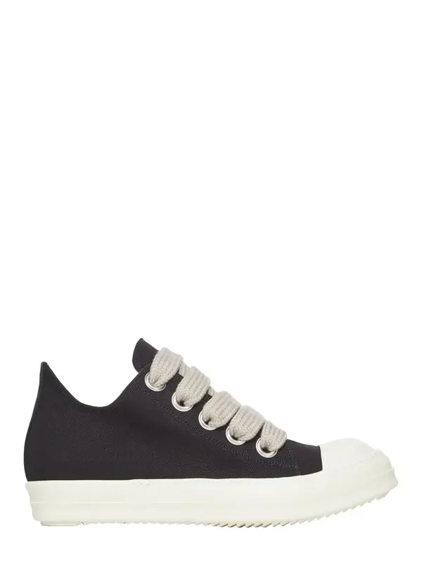 Rick Owens Cotton Lace-up Sneakers - Nero
