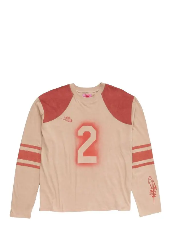 TRAVIS SCOTT Cactus Jack X Nike Reaper Vintage Long-sleeve Shirt - Cream