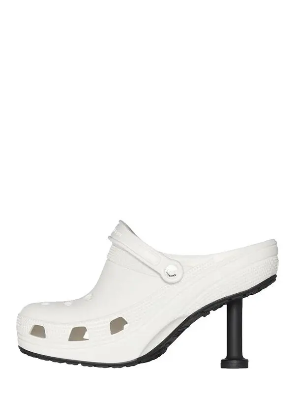 Balenciaga X Crocs Madame 80mm Clogs - White