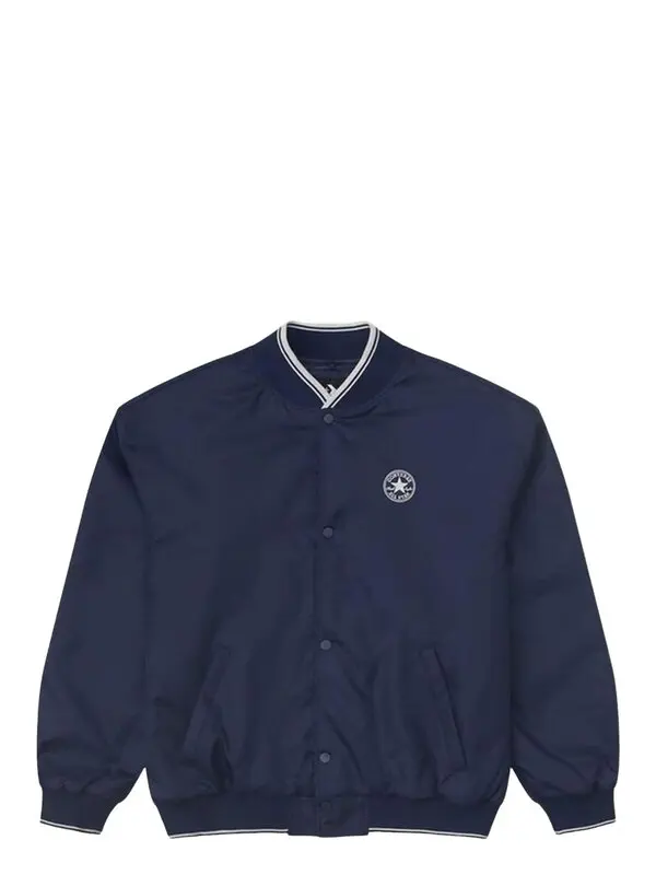 CONVERSE Logo Baseball Jacket - Navy