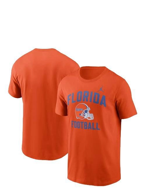 JORDAN BRAND Florida Gators Campus Football Helmet T-shirt - Orange