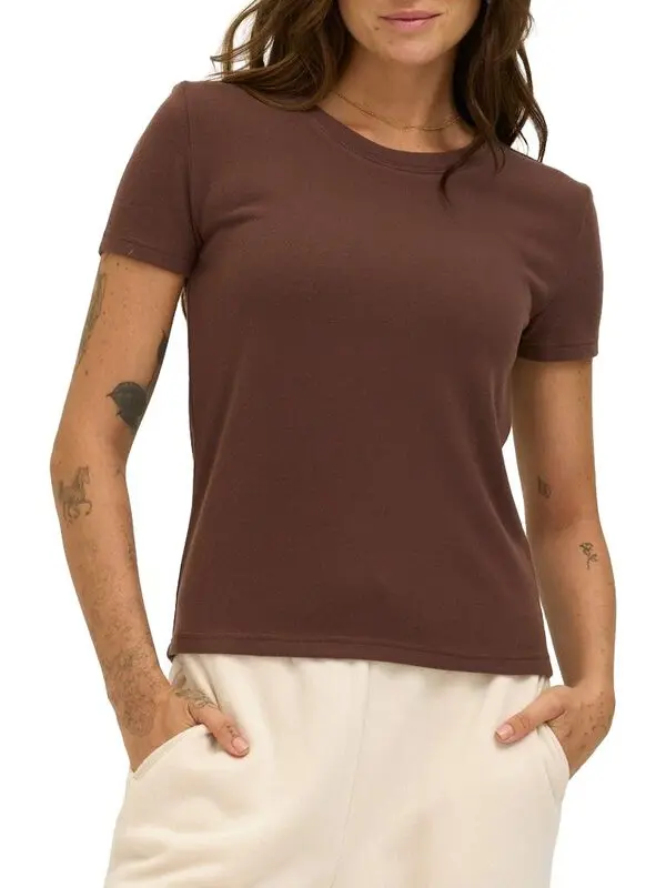 THREADS 4 THOUGHT Crewneck T-shirt - Coffee