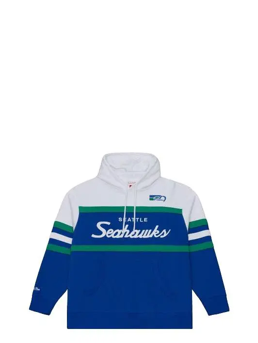 Mitchell & Ness Seattle Seahawks Head Coach Hoodie - Royal