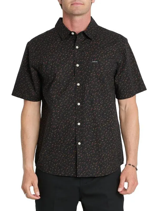 Quiksilver Mesa Meadow Button-up Shirt - Anthracite