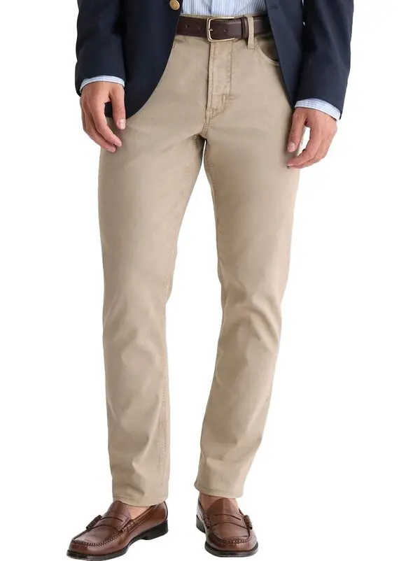 Vineyard Vines Sateen Stretch Five-pocket Pants - Khaki