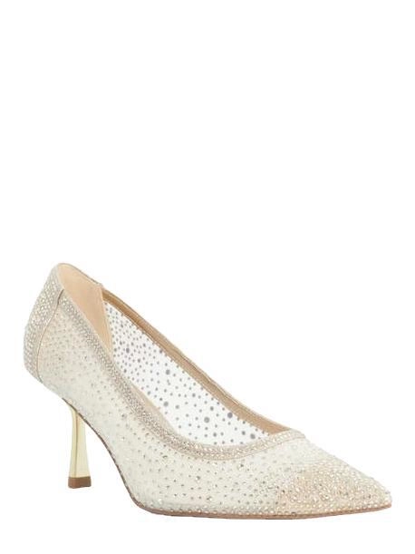 Dune London Brivelle Pointed Toe Pump - Gold