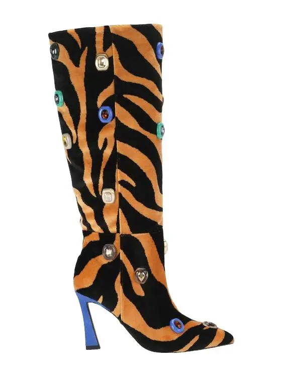 Kurt Geiger Annabel Loulou Knee High Boot - Orange