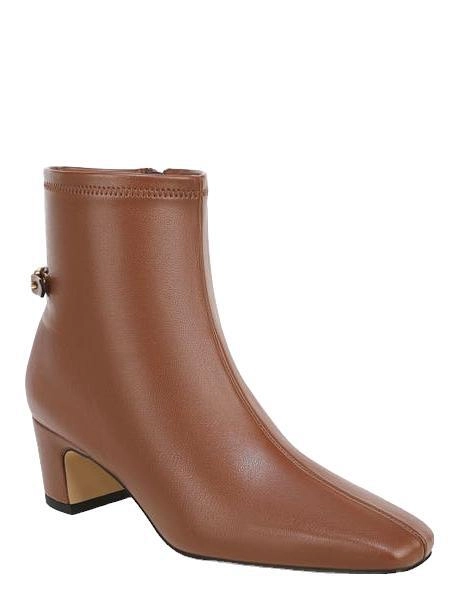 Franco Sarto Flxstina Faux Leather Bootie - Brown
