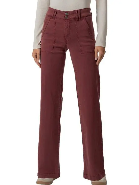 Kut From The Kloth Jodi High Waist Straight Leg Jeans - Claret