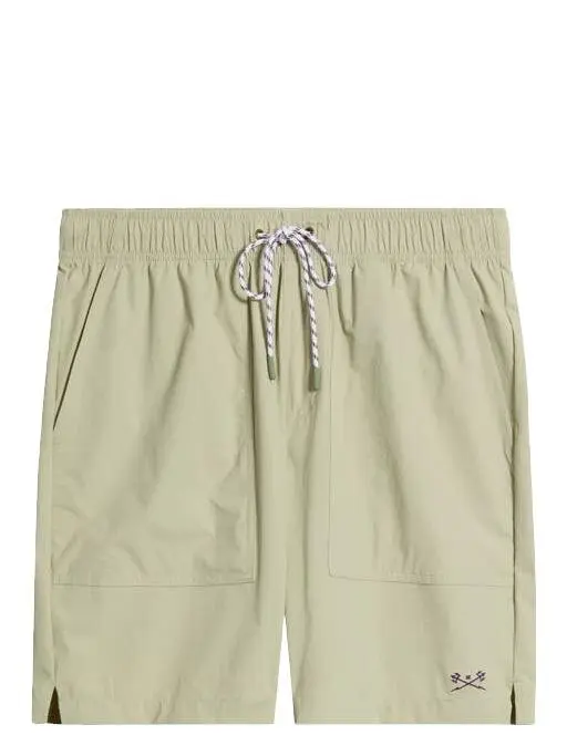 DARK SEAS Warwick Stretch Drawstring Shorts - Moss