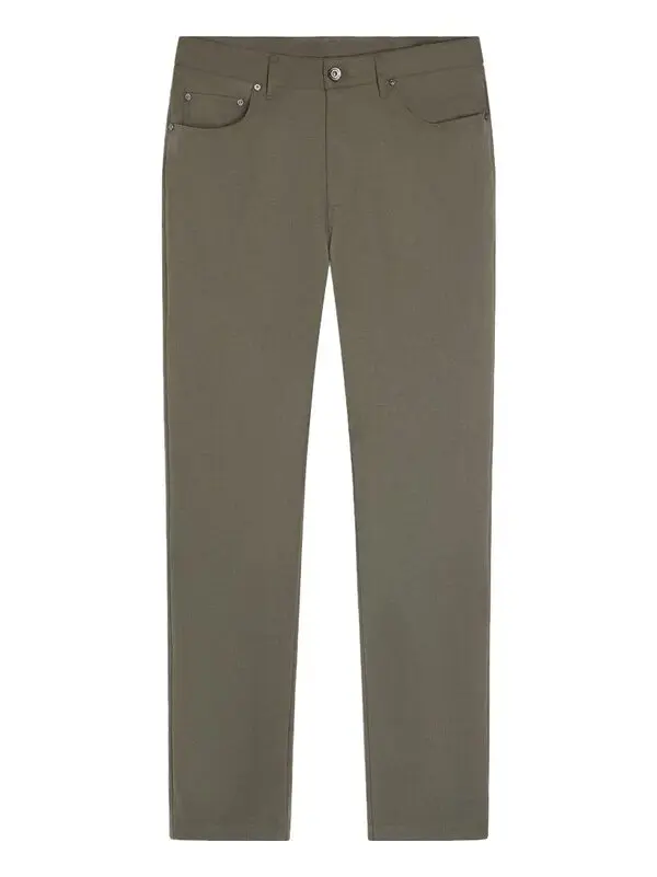 Bugatchi Travel Tech Five-pocket Pants - Olive