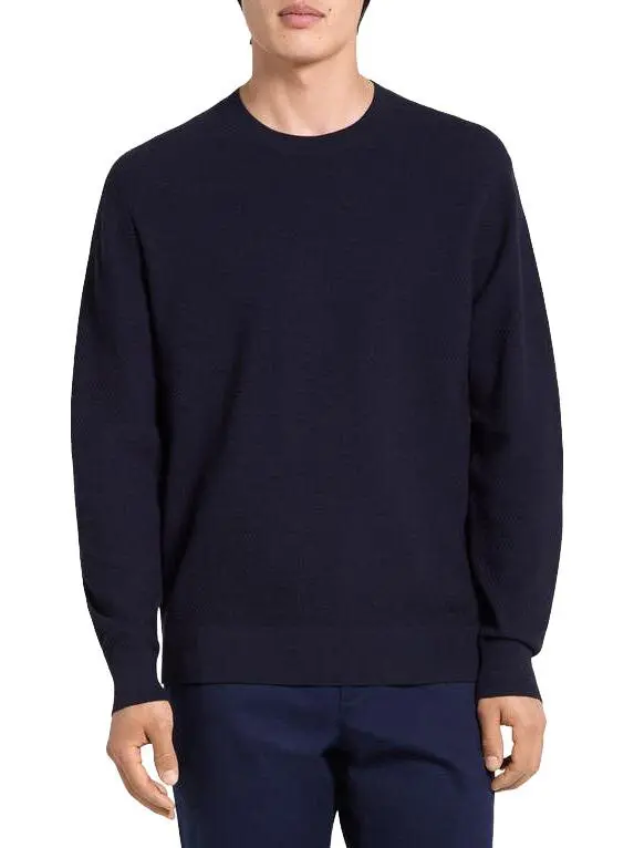 Theory Riland Crewneck Sweater - Baltic