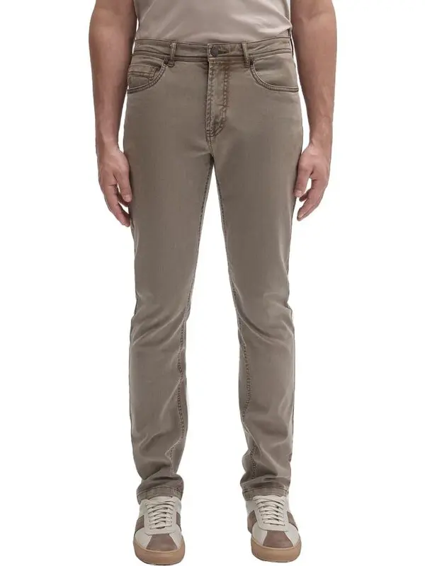Robert Barakett Brad Straight Leg Five Pocket Pants - Pottery
