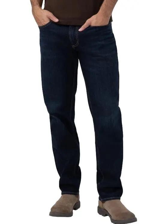 SILVER JEANS CO. Eddie Relaxed Fit Straight Leg Jeans - Smooth