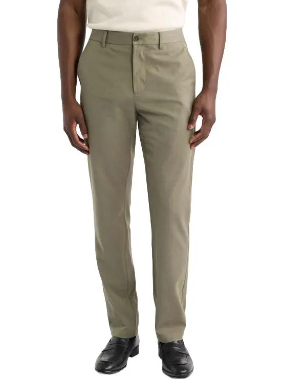 Bugatchi Travel Tech Dress Pants - Olive
