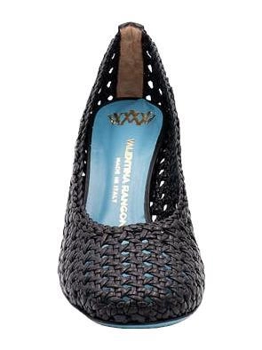 VALENTINA RANGONI Annubi Woven Pumps - Black