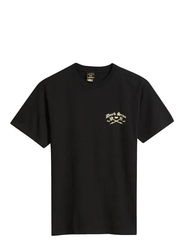 DARK SEAS Avalon Graphic T-shirt - Heather Black