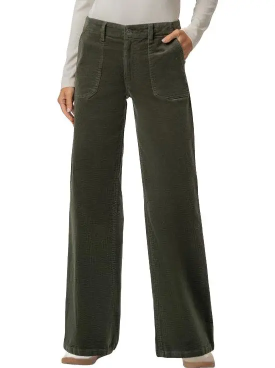 Kut From The Kloth Wide Leg Corduroy Pants - Forest