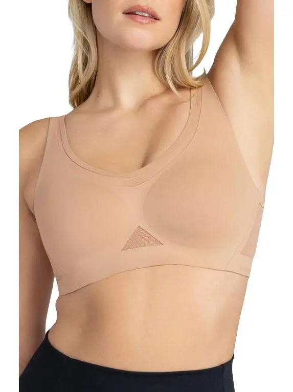 HONEYLOVE Crossflex Wireless Activity Bra - Sand