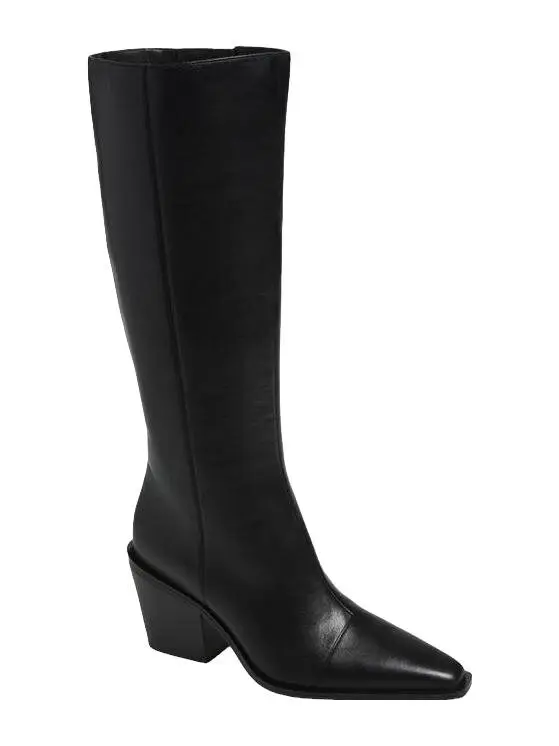 Rag & Bone Newbury Leather Knee High Boot - Black