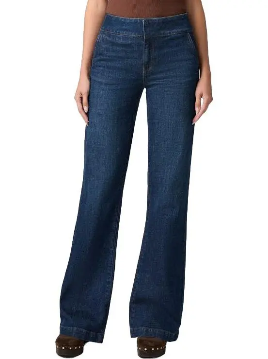 Paige Leenah High Waist Wide Leg Jeans - Simonetta