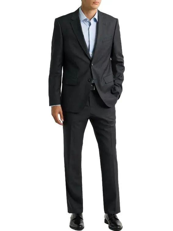 BOSS Huge Wool Suit - Medium Grey