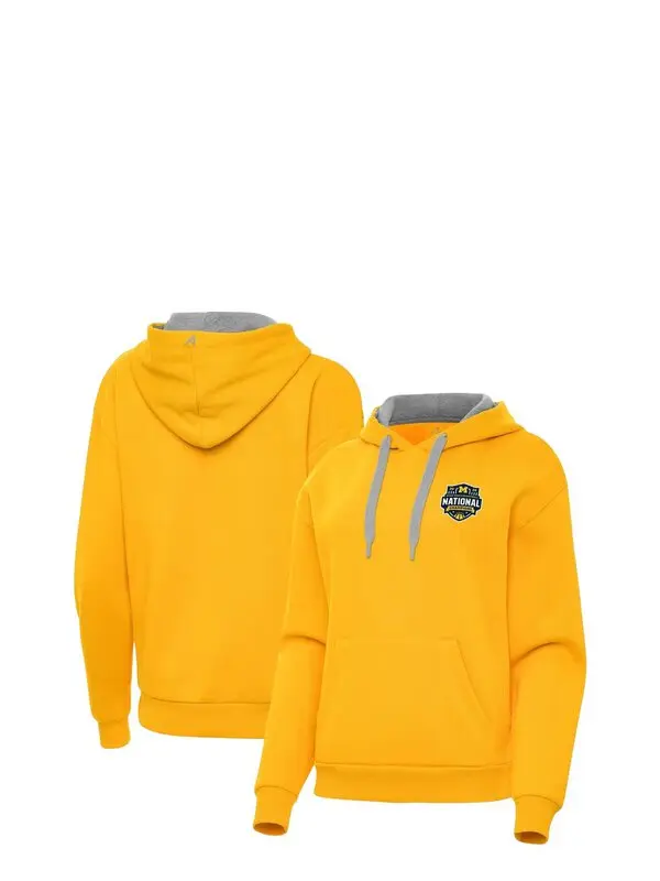 ANTIGUA Michigan Wolverines 2026 Ncaa Basketball National Champions Victory Hoodie - Maize