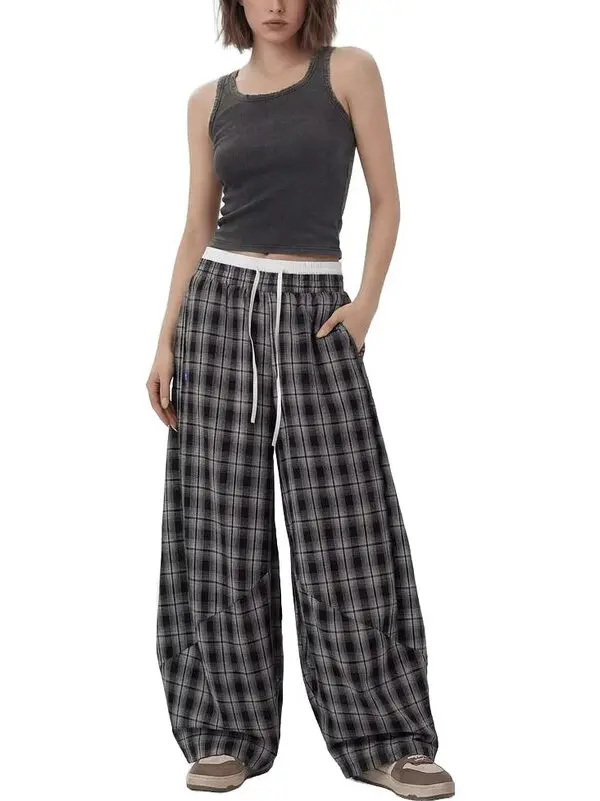 AELFRIC EDEN Double Waist Super Baggy Sweatpants - Black