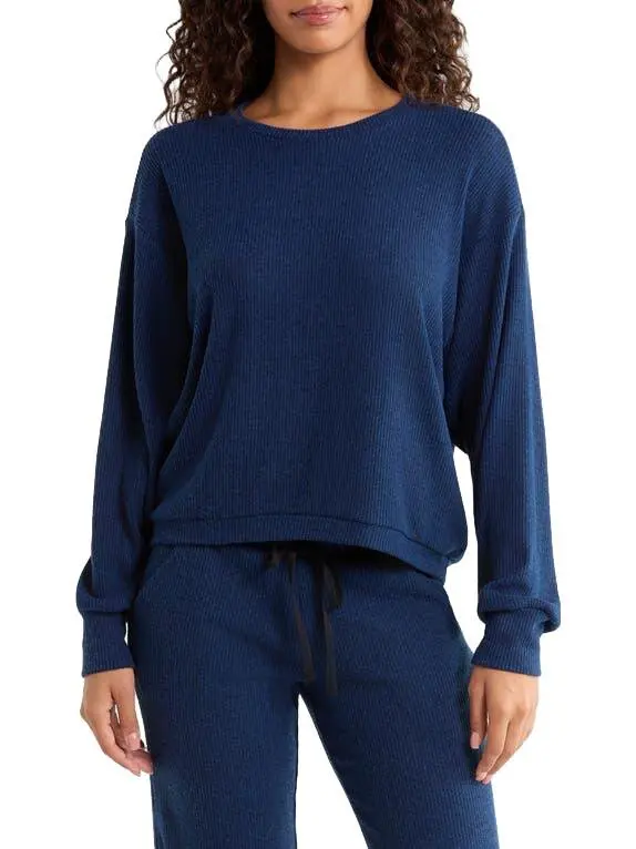 ASTROLOGIE CALIFORNIA Clementine Knit Sleep Top - Sapphire