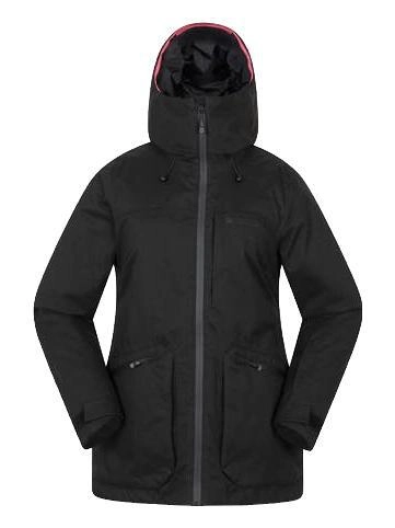 Mountain Warehouse Verbier Textured Waterproof Ski Jacket - Black