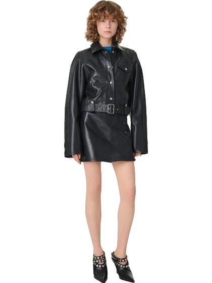 IRO PARIS The Rapha Leather Jacket - Black